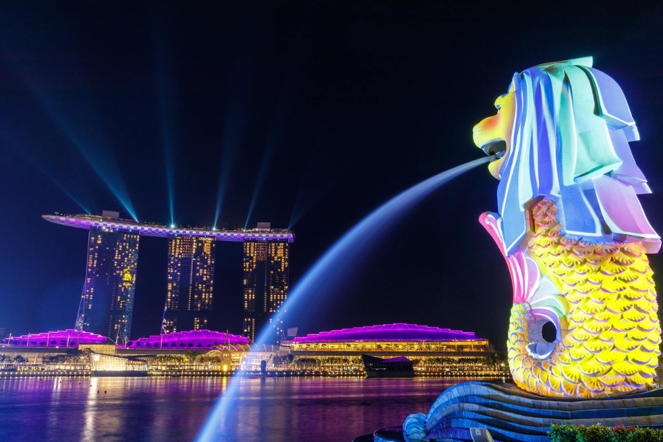 Tourisme au parc Merlion : symbole unique de Singapour