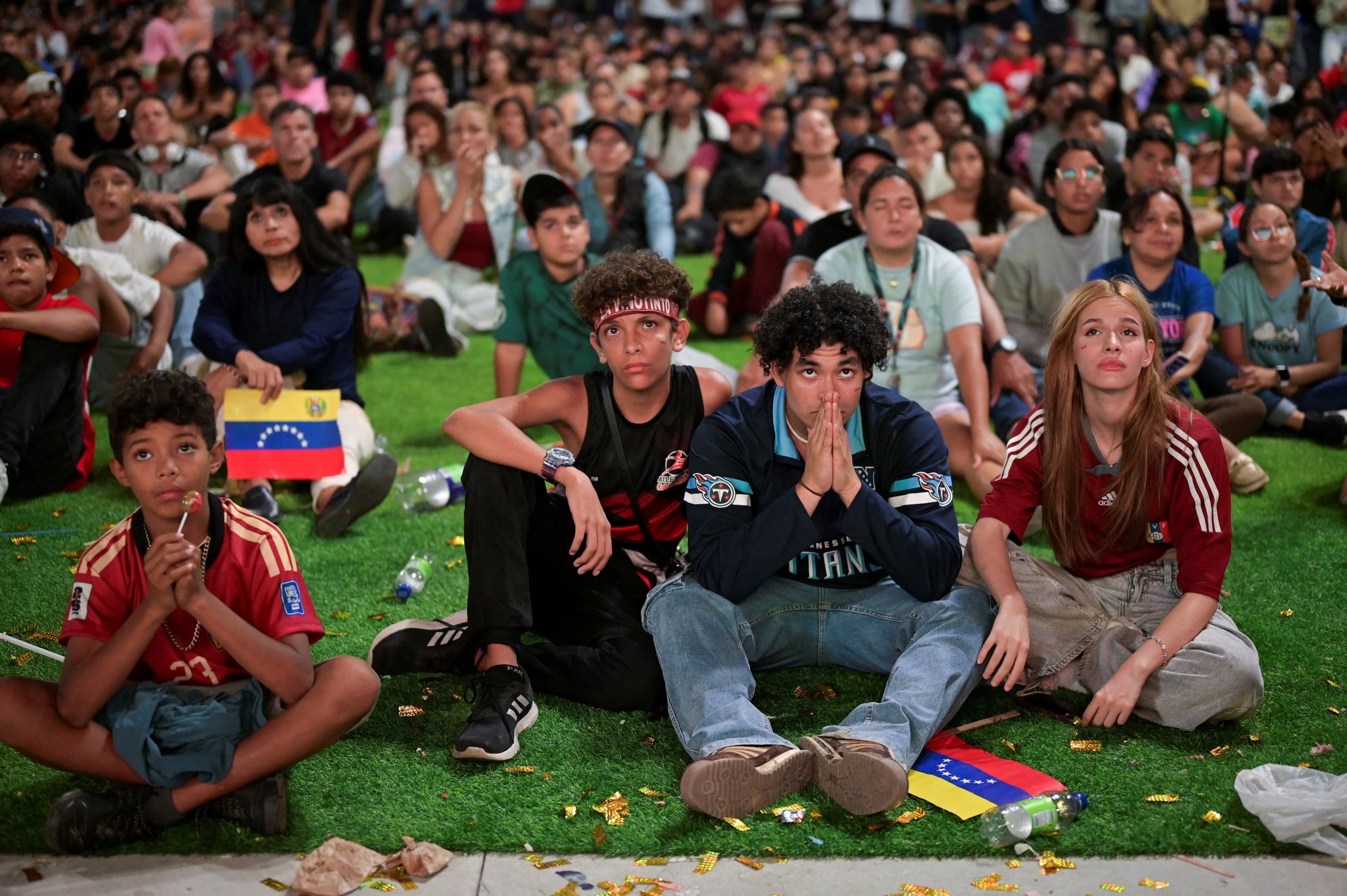 Venezuelans cry as their team loses ticket to 2026 World Cup