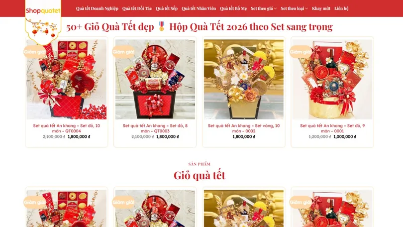 Shopquatet.com - Website specializing in providing Tet gift sets with ...