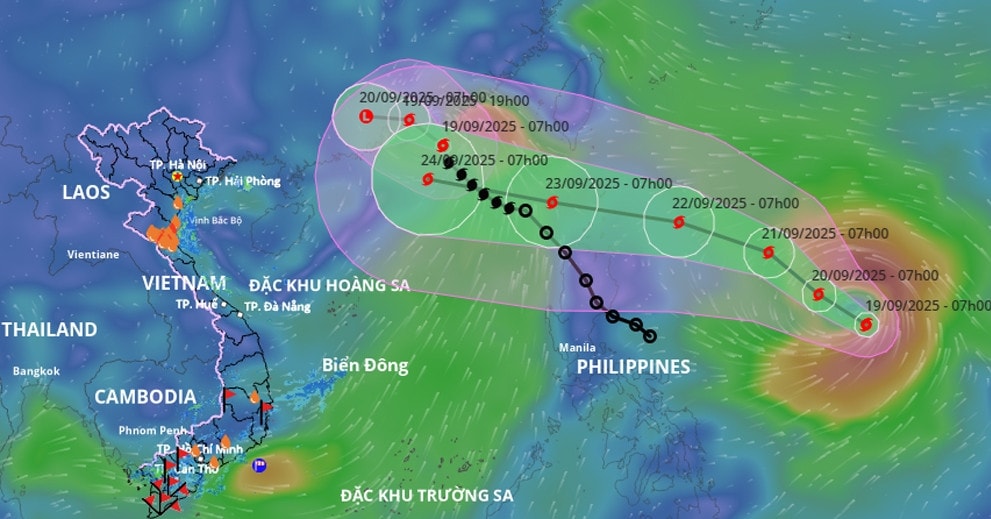 Another new storm is entering the East Sea, its intensity could reach ...