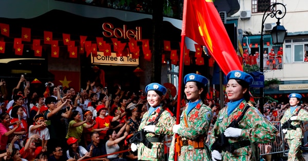 The parade blocks go through the hearts of the people