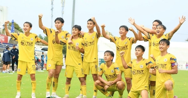 Hanoi U17 entered the final of the 2025 National U17 Football Championship