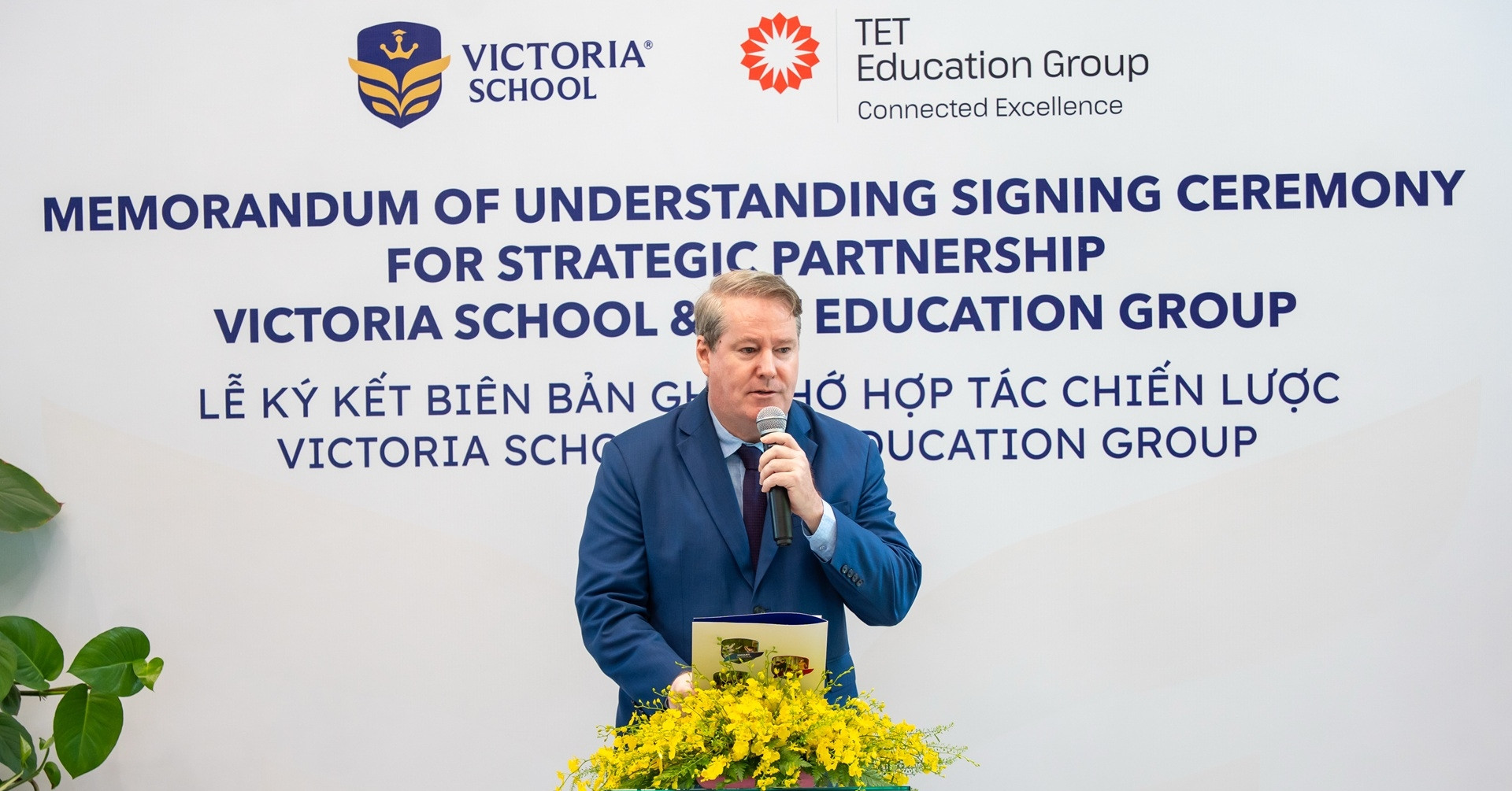 Victoria School signs strategic cooperation with TET Education Group