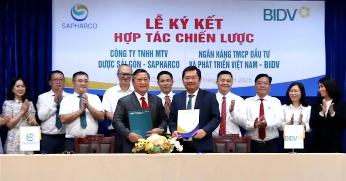 Sapharco signed a cooperation agreement with BIDV, aiming at the goal ...