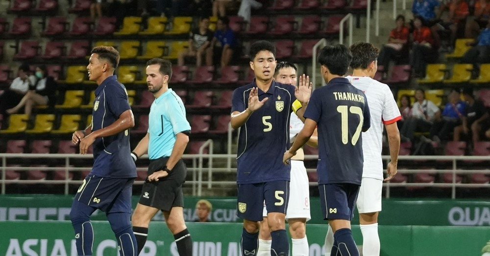 U23 Thailand shows off its strength in the opening match of the Asian qualifiers