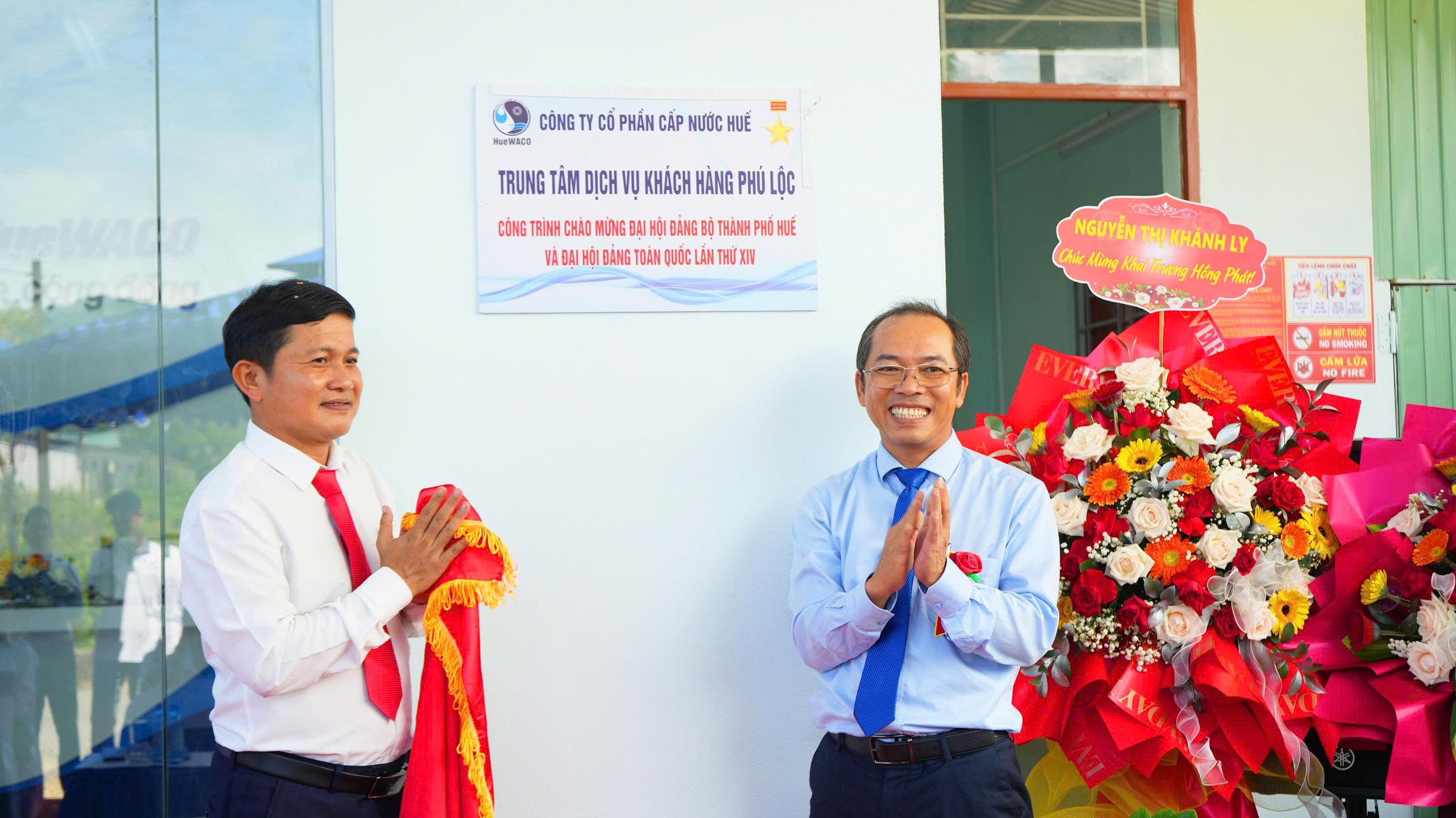 HueWACO Phu Loc Customer Service Center comes into operation