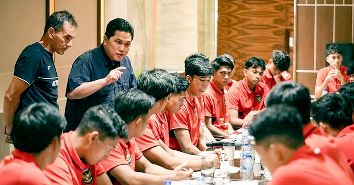 PSSI President 'orders' U23 Indonesia to play their best against Korea