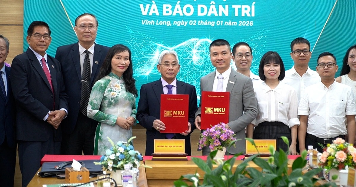 Video: Dan Tri Newspaper and Cuu Long University officially sign ...