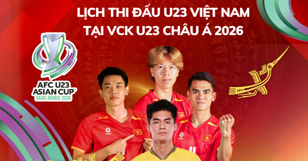Vietnam U23 team's schedule for the 2026 AFC U23 Asian Championship.