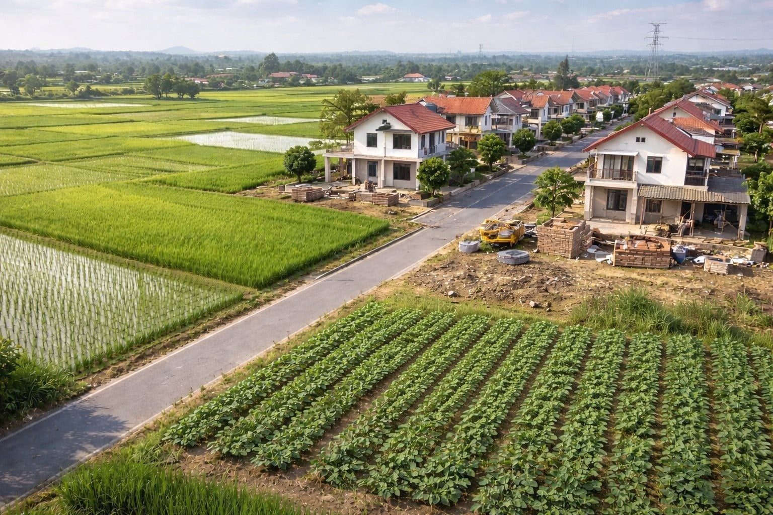 De kosten voor het omzetten van landbouwgrond naar woongebied zullen ...