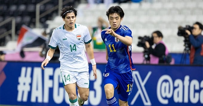 Live football match: Japan U23 vs Syria U23: The defending champions ...