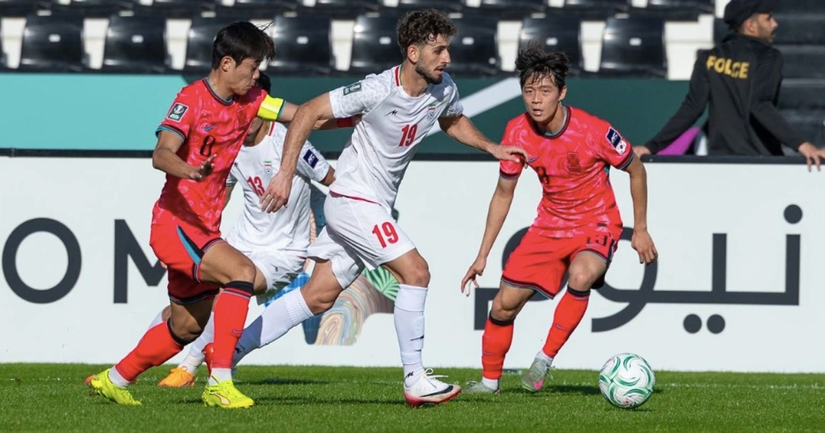 South Korea U23 drew with Iran U23 in the Asian tournament.