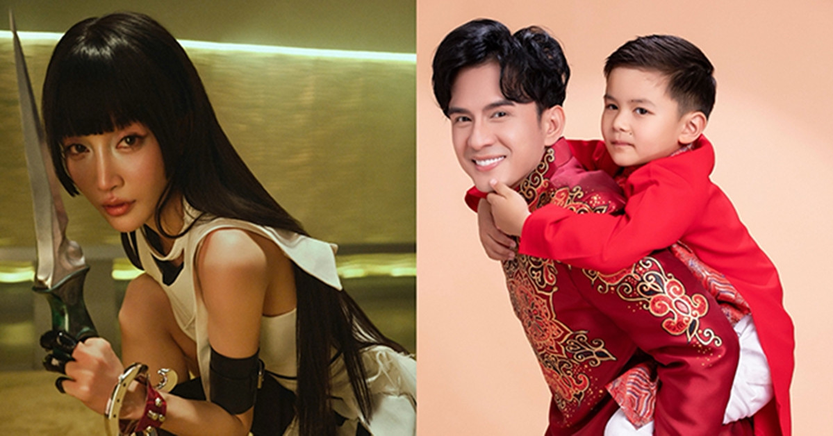 Juky San makes a sexy comeback, Dan Truong celebrates Tet with his son.