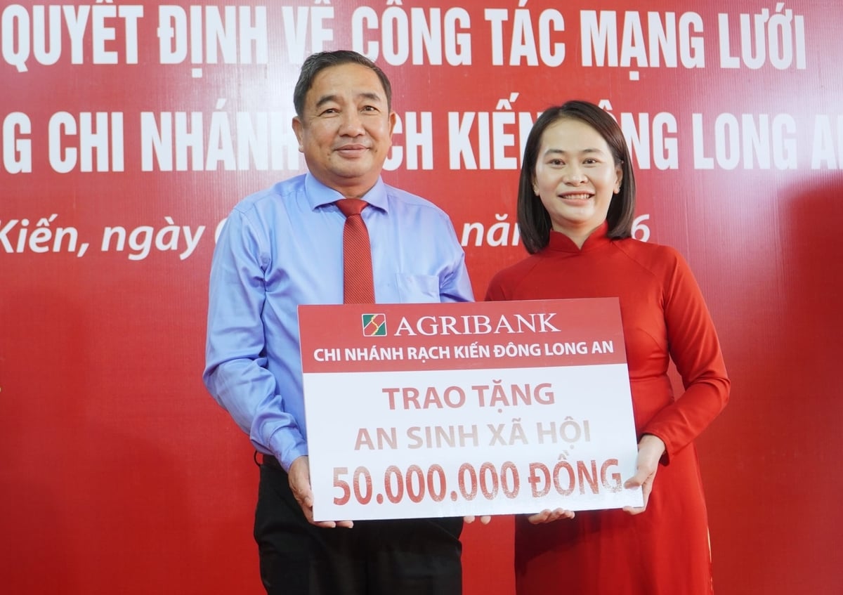 Agribank opens Rach Kien Dong branch in Long An, upgrading its credit ...