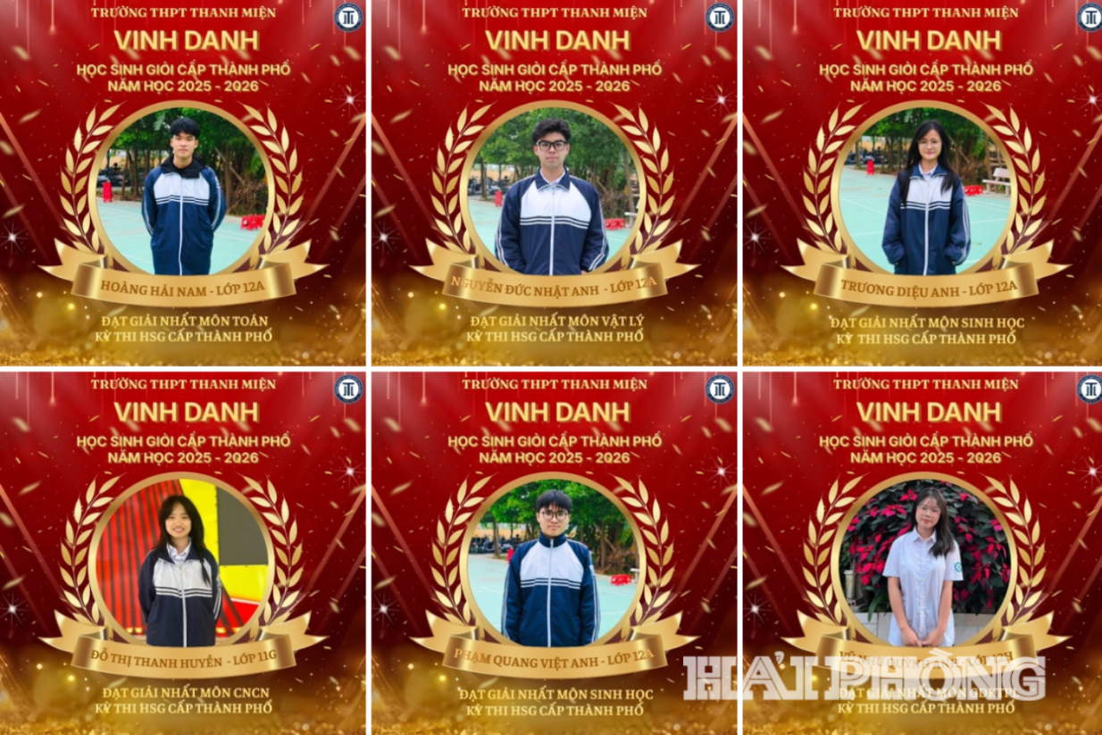 Thanh Mien High School ranked first in the city-level Grade 12 ...