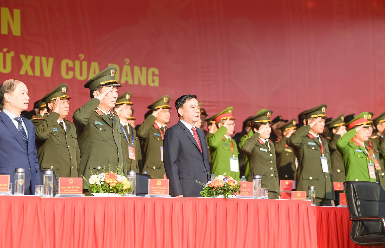 Photo: Departure ceremony and rehearsal of security and order plans for ...