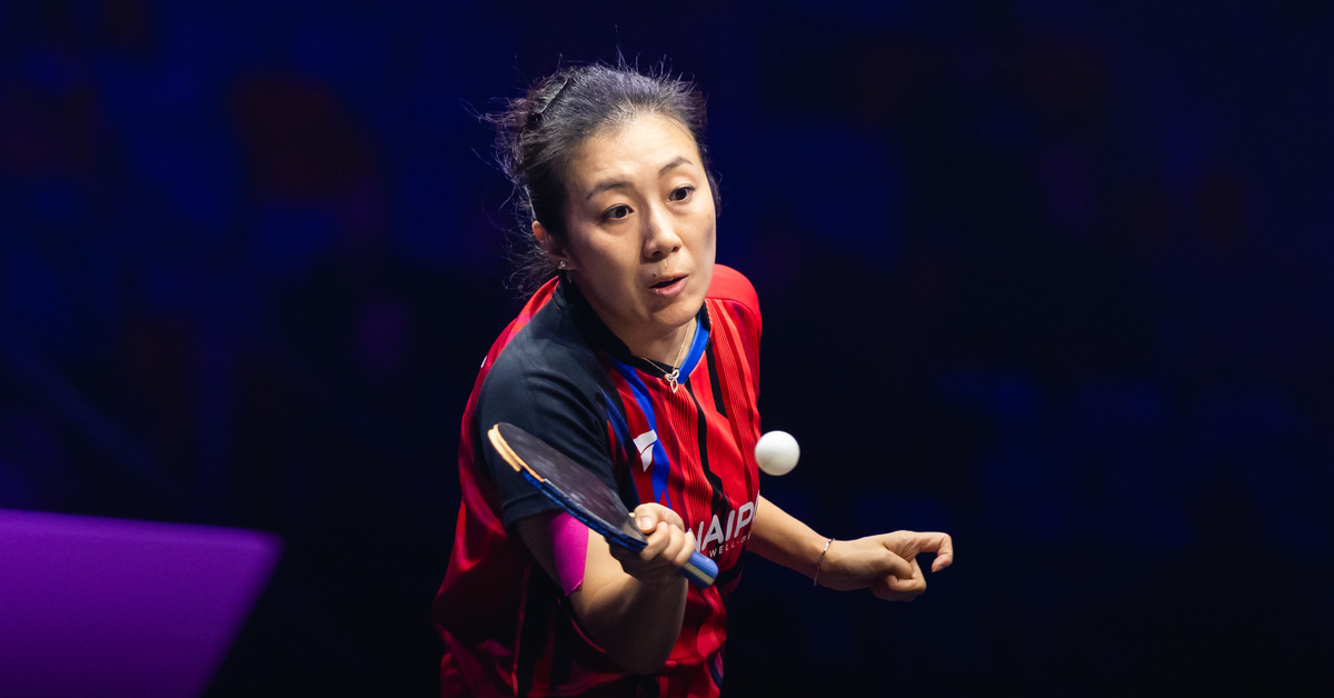 Table tennis sensation: 42-year-old player defeats a series of top ...