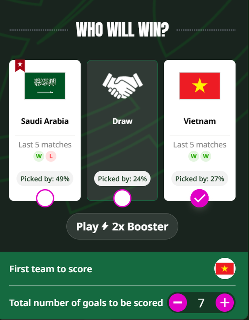 Supercomputer predicts the outcome of the Vietnam U23 vs. Saudi Arabia ...
