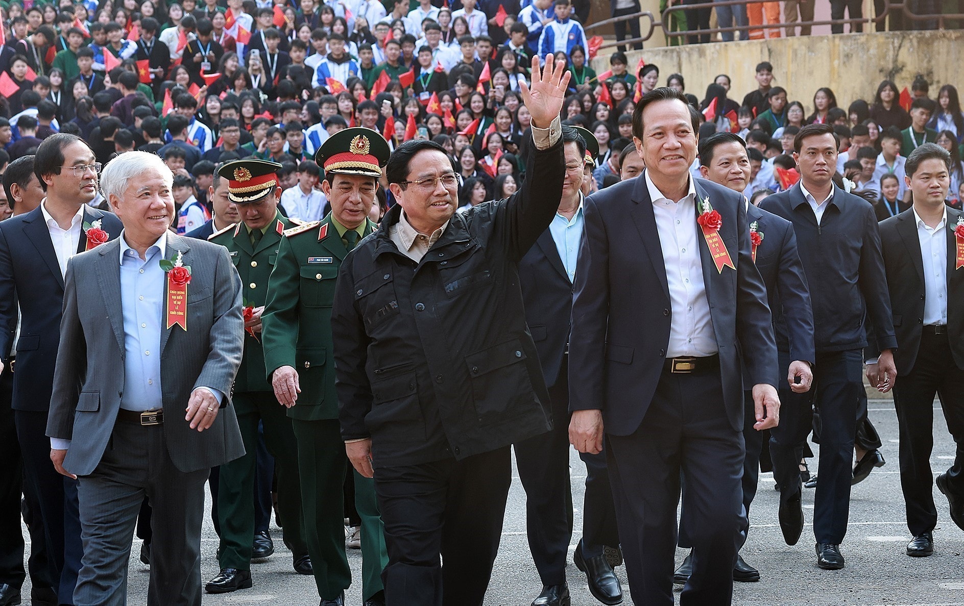 Premierminister Pham Minh Chinh nahm an der Grundsteinlegung für das ...