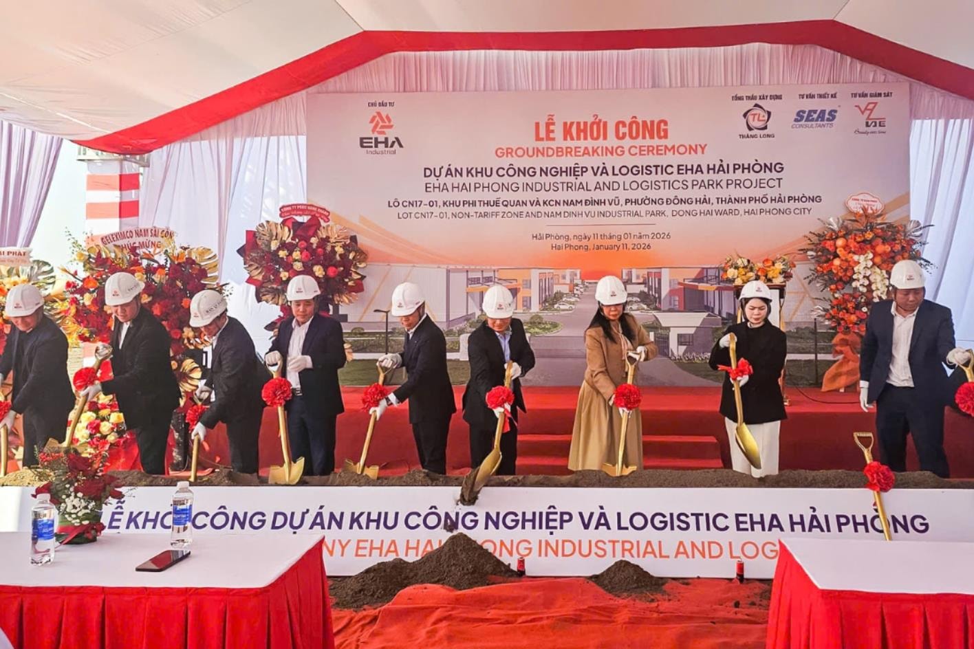 Im Industriepark Nam Dinh Vu beginnen die Bauarbeiten für ein 900 ...