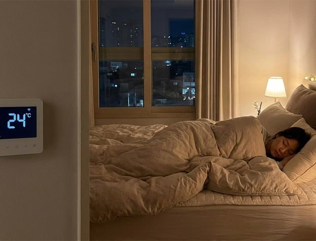 What is the best bedroom temperature for heart health?
