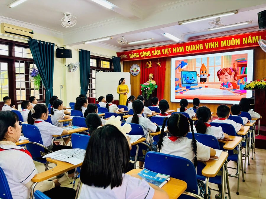 In Quang Tri wordt Engels geleidelijk aan de tweede taal op scholen.