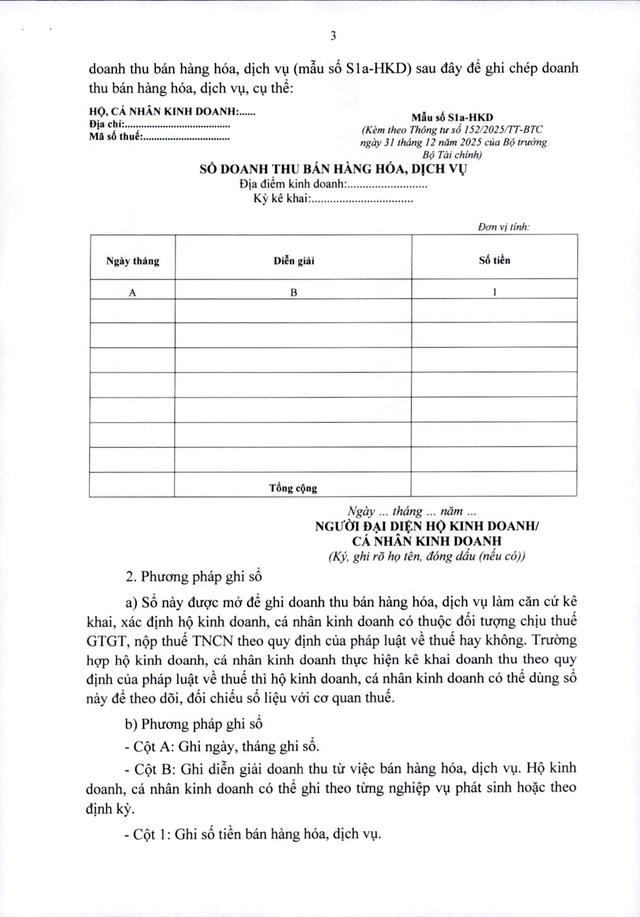 TEKS PENUH: Pekeliling 152/2025/TT-BTC yang membimbing perakaunan untuk ...