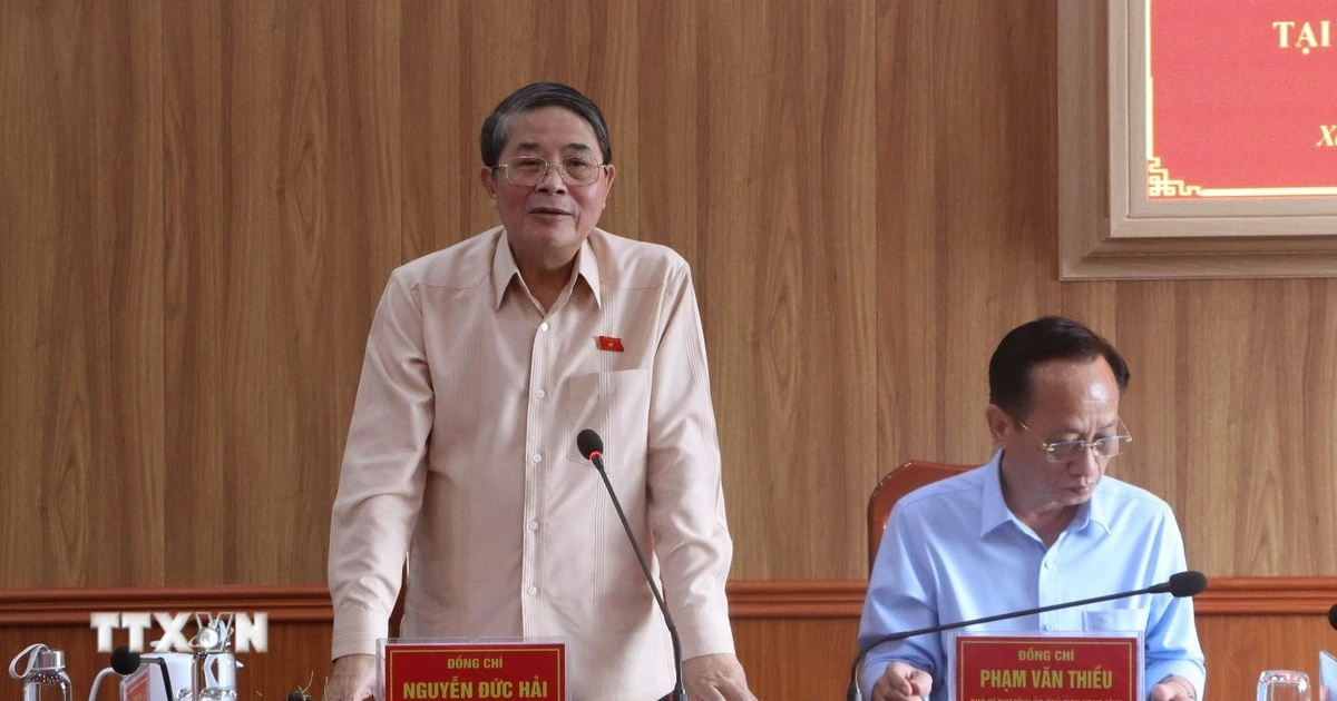 Ca Mau : Le vice-président de l'Assemblée nationale Nguyen Duc Hai ...