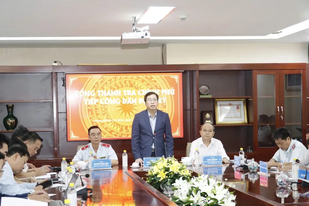 Government Inspectorate receives citizens in Ho Chi Minh City.