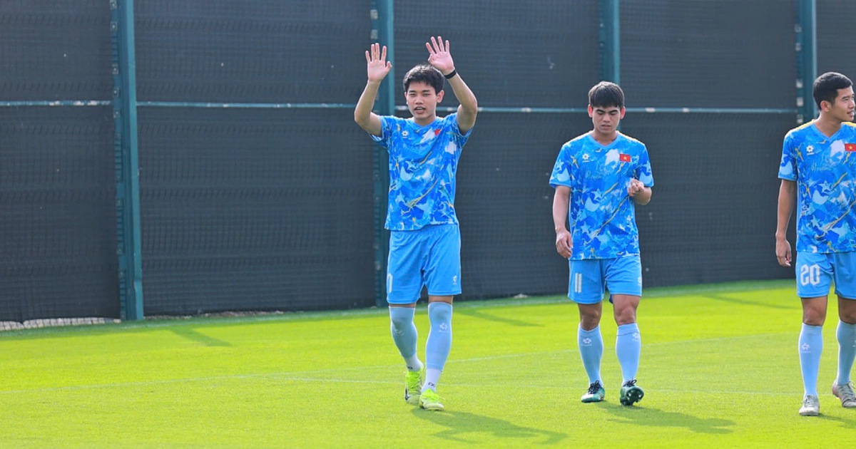 With no injuries or illnesses, the Vietnam U23 team received good news ...