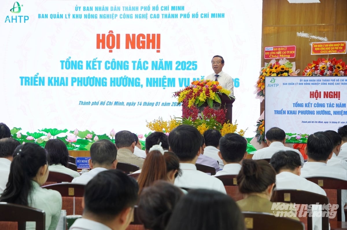 The Ho Chi Minh City High-Tech Agricultural Zone must lead the ...