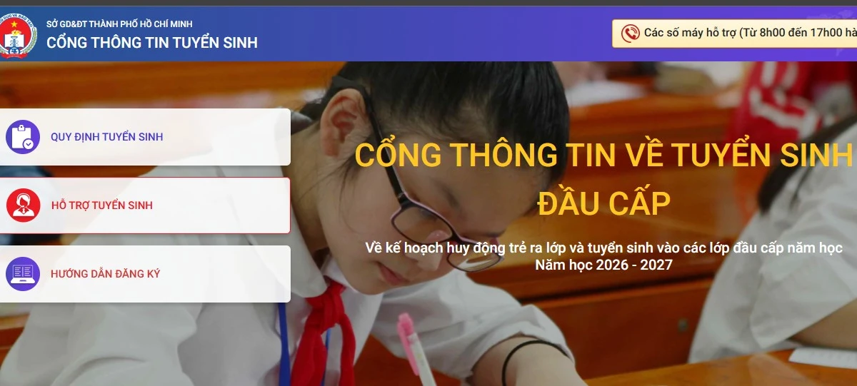 Detailed 5-step online enrollment process for primary school in Ho Chi ...