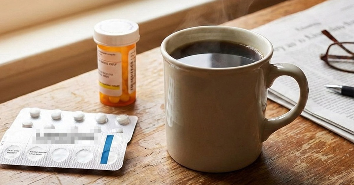 The 'golden time' between a cup of coffee and blood pressure medication.
