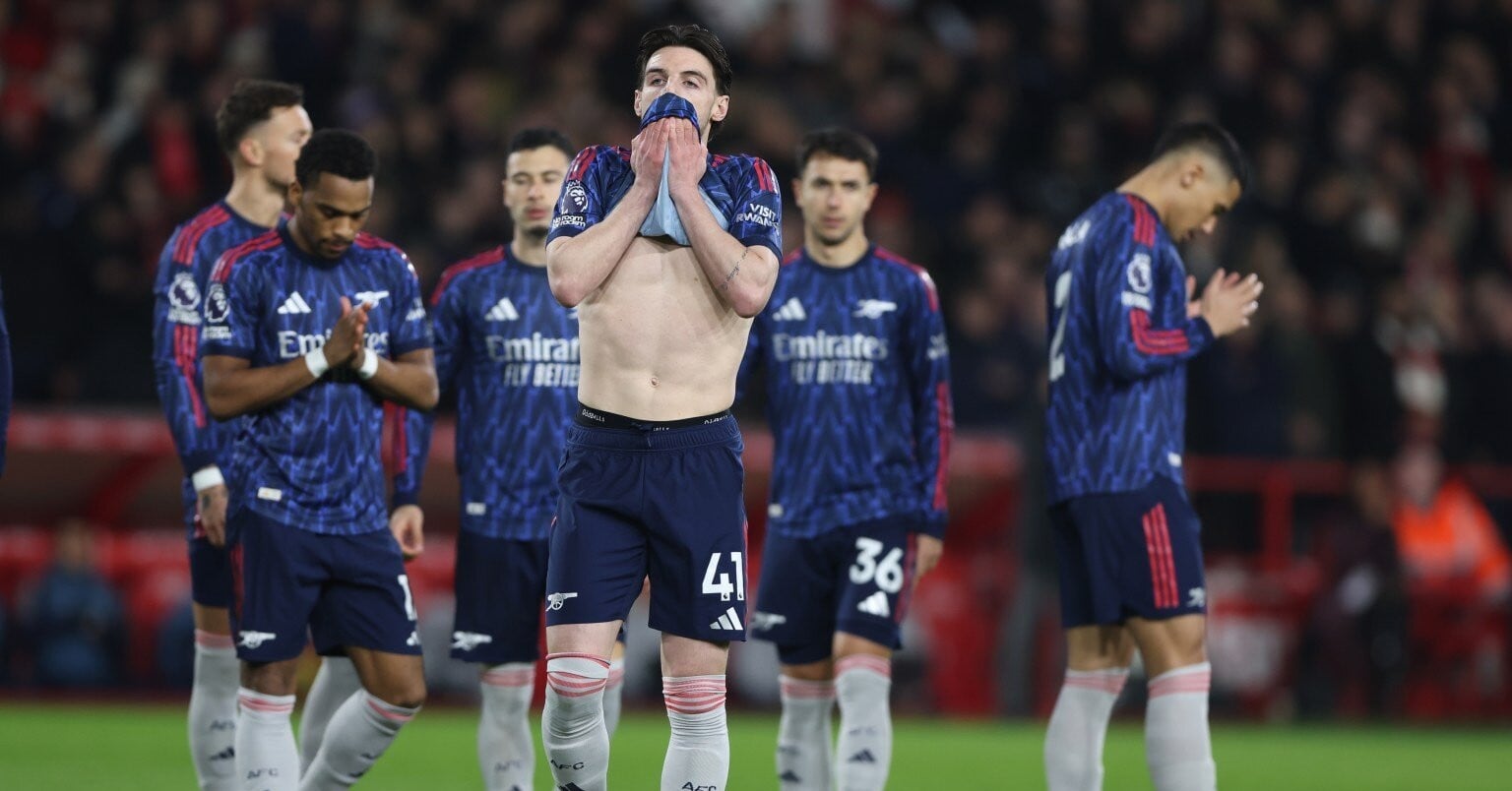 Arsenal a gâché des occasions et a été tenu en échec par Nottingham Forest.