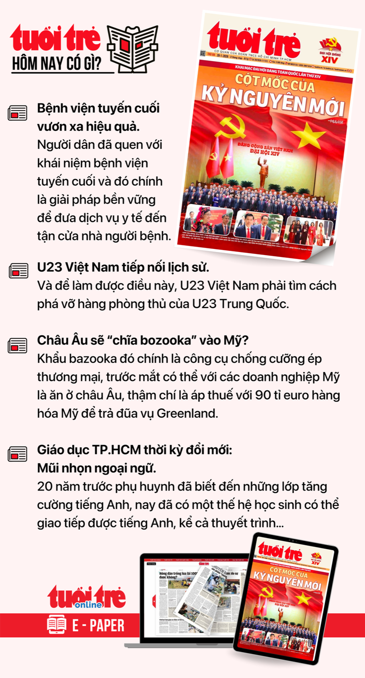 Morning news, January 20th: Can Tho plans to implement a two-session ...
