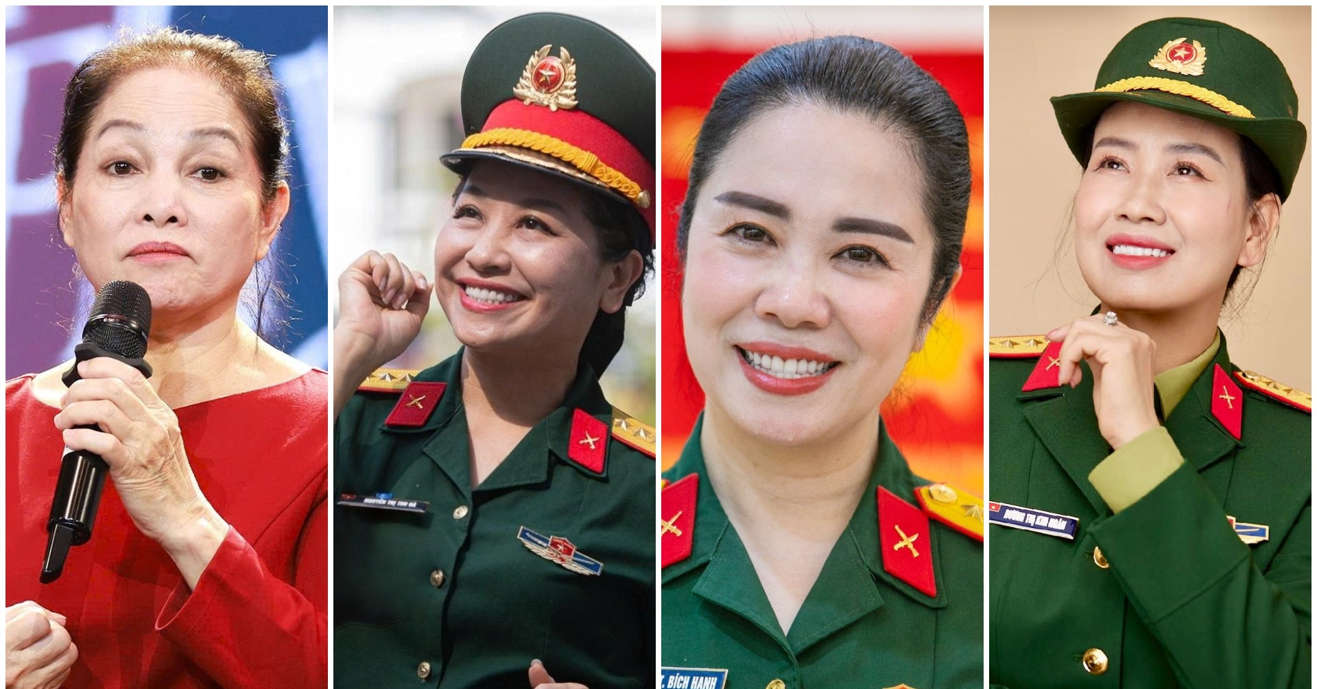 Four People's Artists holding the rank of Colonel are exceptionally ...