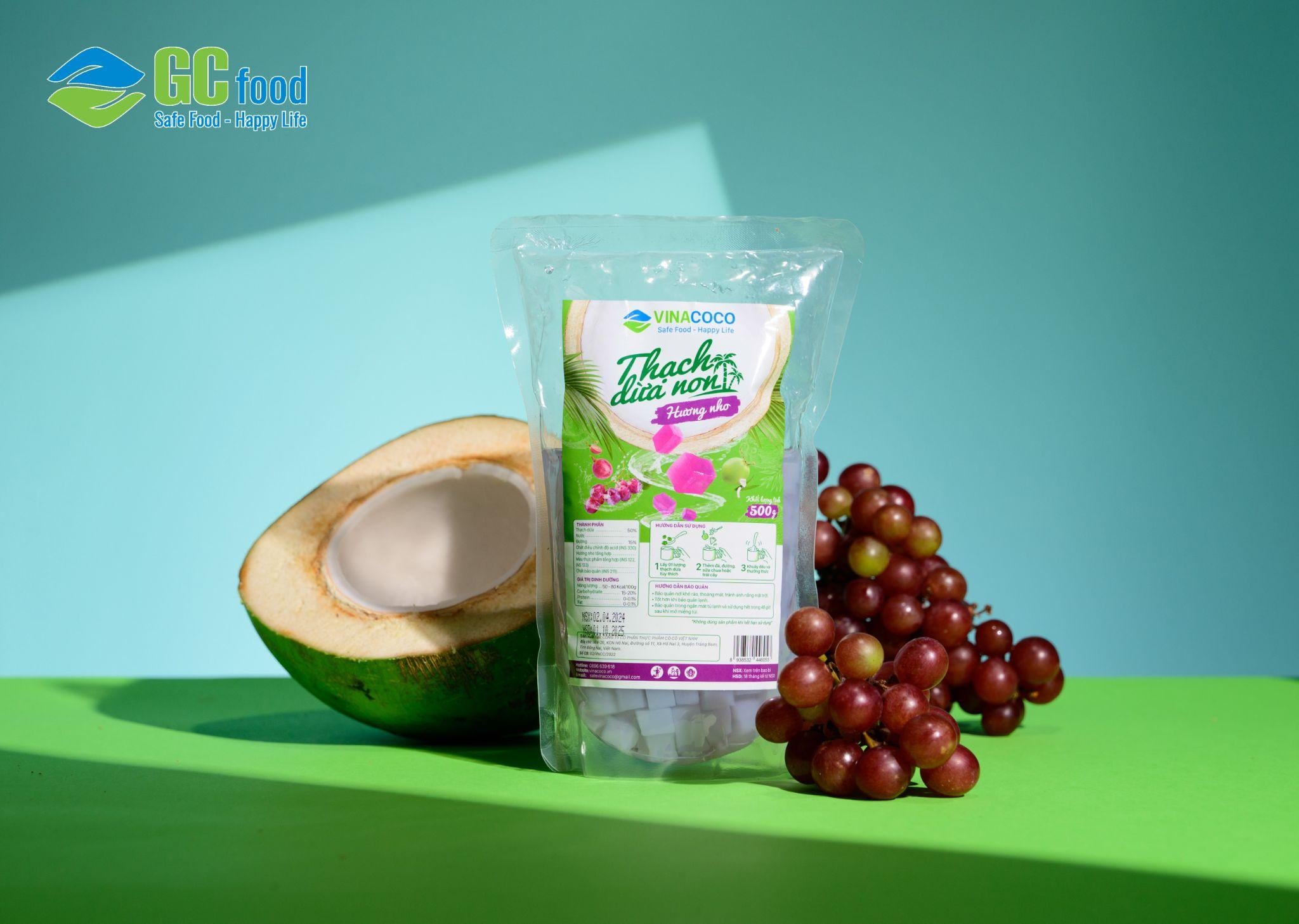Ben Tre coconut jelly from GC Food: A convenient and nutritious snack.