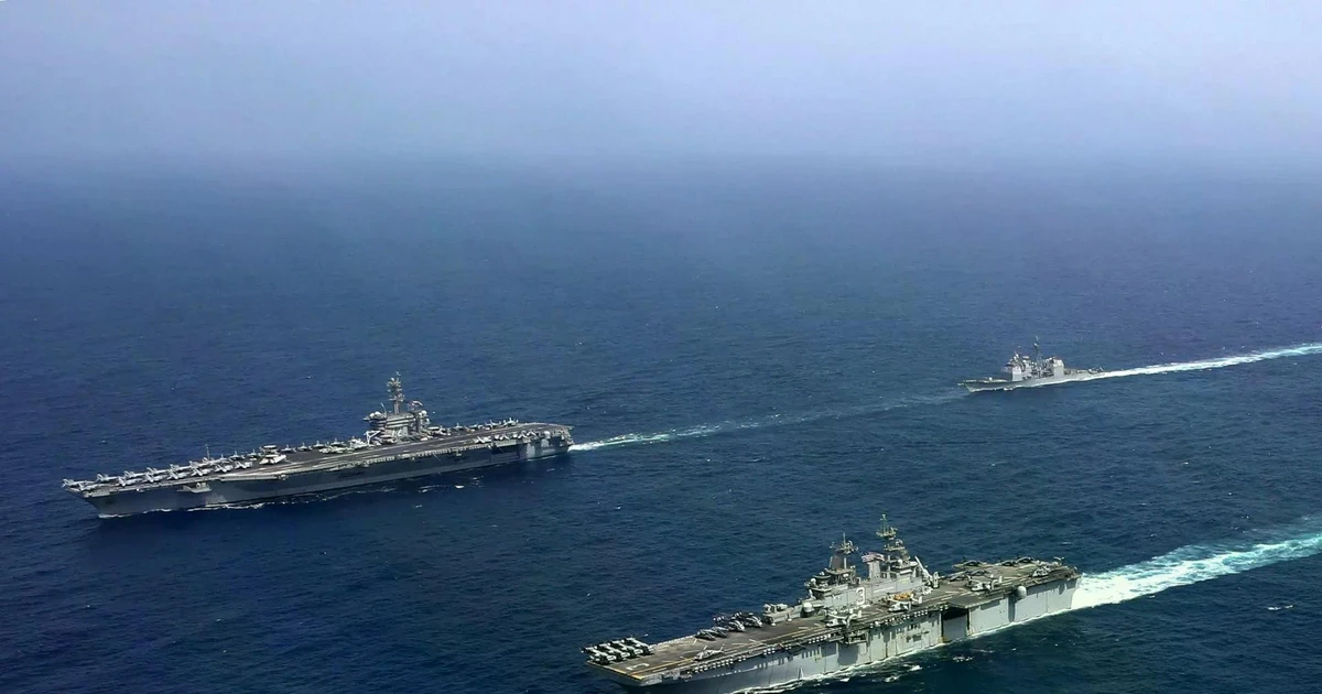 The US deploys the USS Abraham Lincoln carrier strike group to the ...
