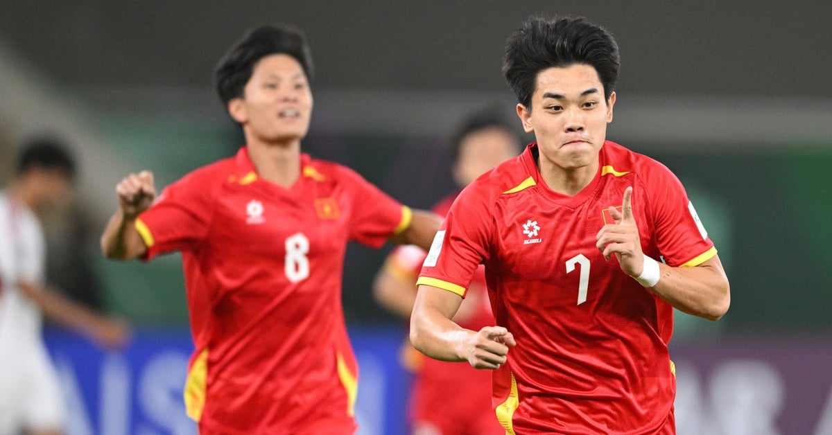 Dinh Bac wint de prijs voor topscorer op het AFC U23 Aziatisch ...