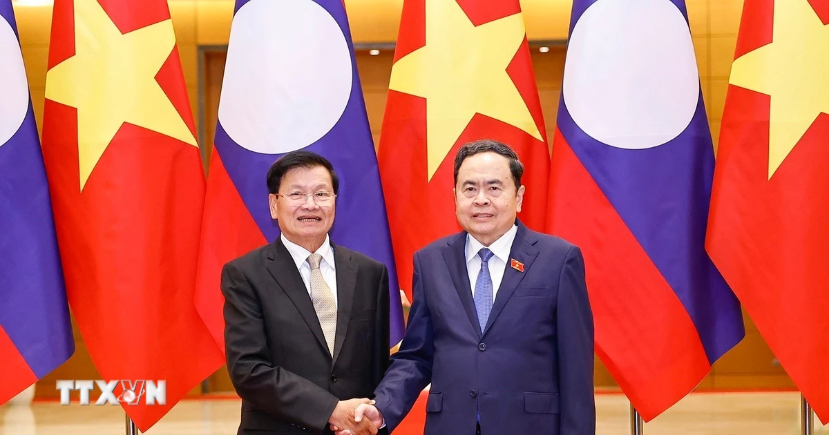 Chủ tịch Quốc hội: Quan hệ Việt Nam-Lào đã được nâng lên tầm gắn kết ...