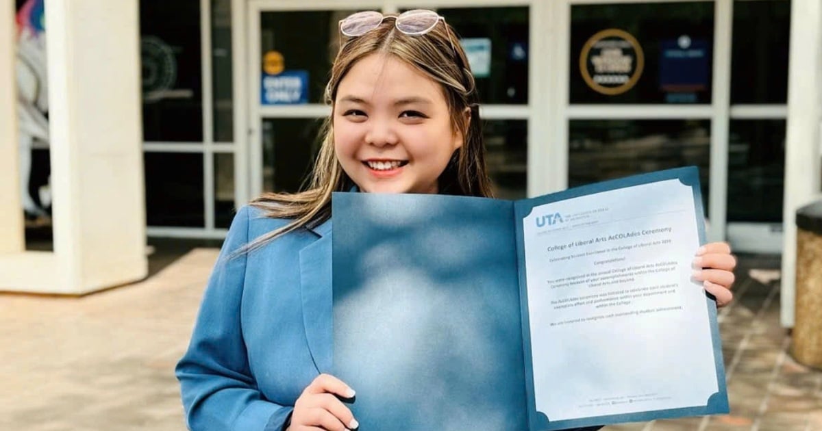 Female student who won national excellent student award changes ...
