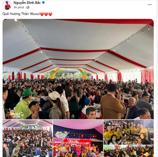 La famille Đình Bắc a organisé un festin animé, et le « meilleur buteur ...