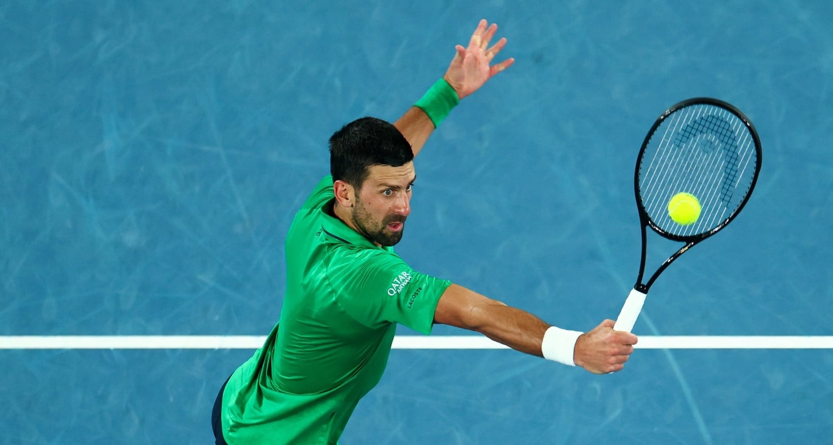 Djokovic defeated Sinner in five sets to reach the Australian Open final.