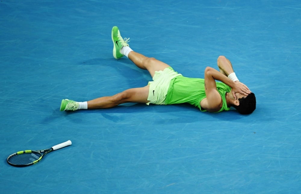 Carlos Alcaraz is a dominant force in five-set matches.