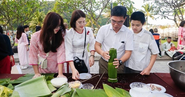 Nha Trang: "Making banh tet (Vietnamese sticky rice cake) - Returning ...