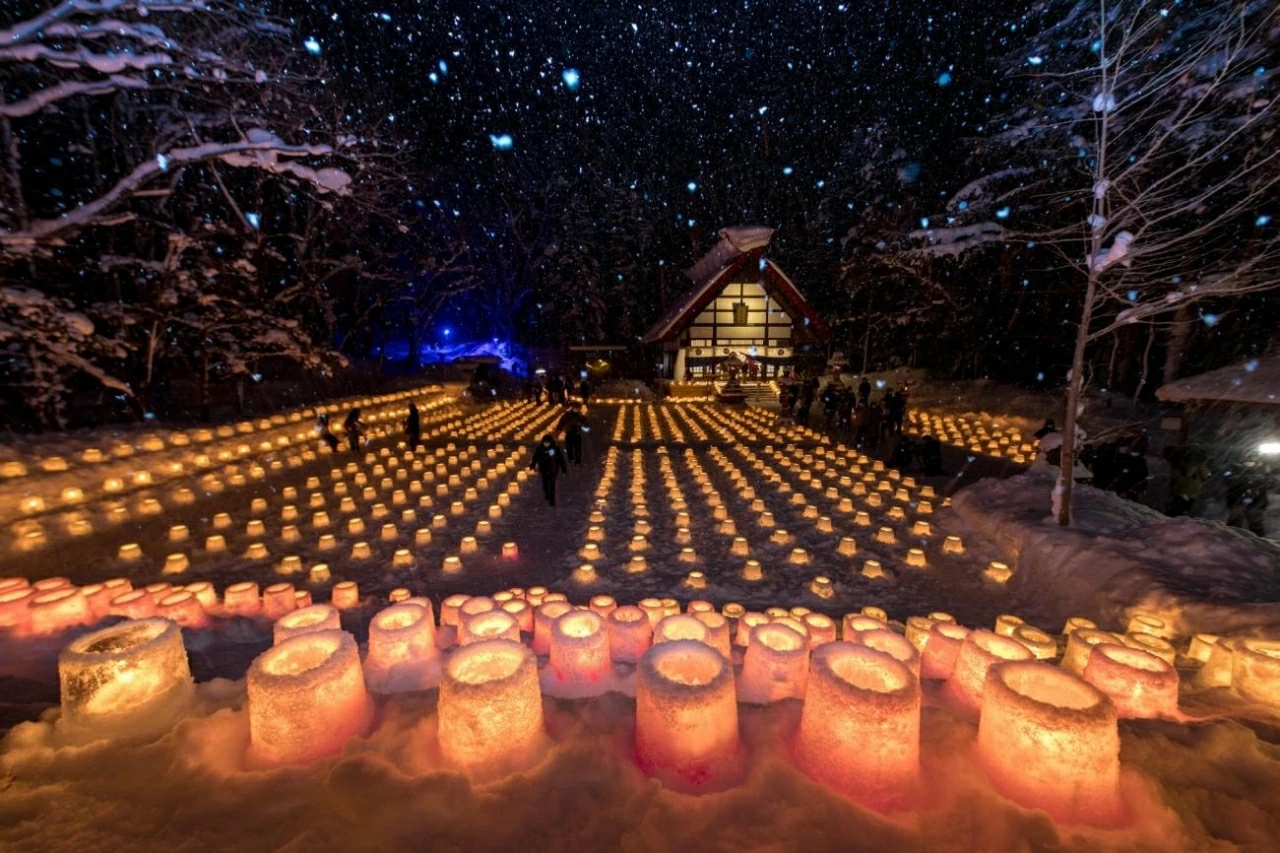 Yukitoro – The Jozankei Winter Snow Candle Festival in Japan