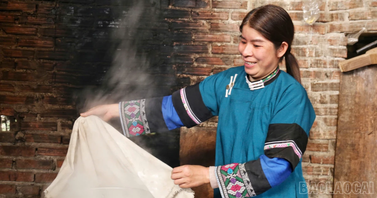 The kitchens in Muong Khuong are filled with the festive spirit of Tet.