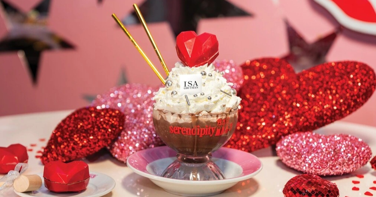 A Valentine's Day ice cream sundae containing diamonds worth up to 259 ...