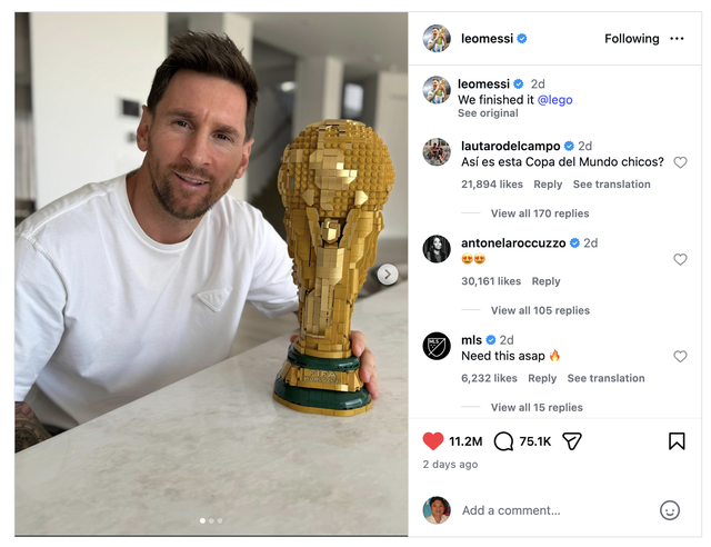 Messi builds amazing Lego sets and pursues new hobbies while waiting ...