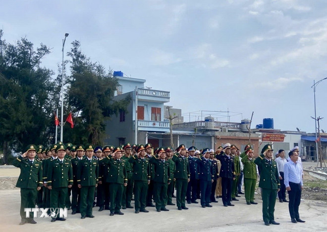 Tet (Vietnamese New Year) for soldiers in the Bach Long Vi special zone ...